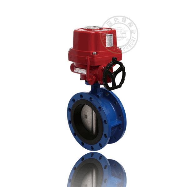 D941X-16C 电动法兰密封型中心垂直板软密封铸钢（WCB）蝶阀-产品展示-上海先锋阀门制造有限公司