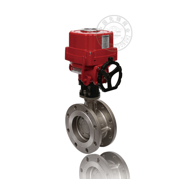 D941X-16P/R 电动法兰密封型中心垂直板软密封不锈钢（304、316）蝶阀-产品展示-上海先锋阀门制造有限公司