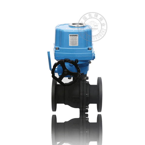 Q941H-16C 电动法兰浮动球直通流道硬密封铸钢（WCB）防爆球阀-产品展示-上海先锋阀门制造有限公司