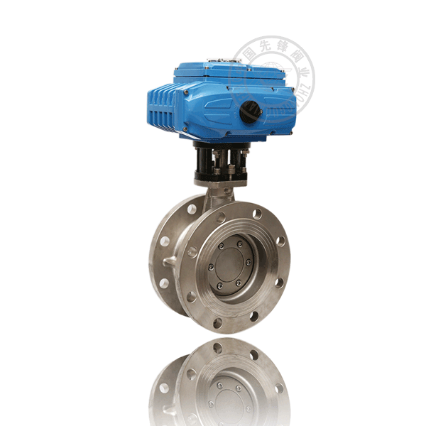 D943H-16P/R 电动法兰密封型三偏心硬密封不锈钢（304、316）蝶阀-产品展示-上海先锋阀门制造有限公司
