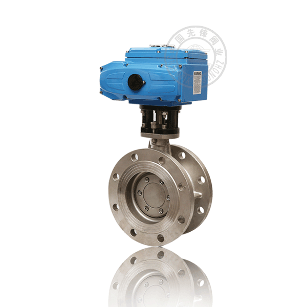 D943H-16P/R 电动法兰密封型三偏心硬密封不锈钢（304、316）蝶阀-产品展示-上海先锋阀门制造有限公司